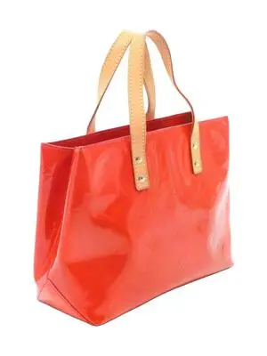 LOUIS VUITTON 2003 Pm Monogram Vernis Lead Tote Bag - Red