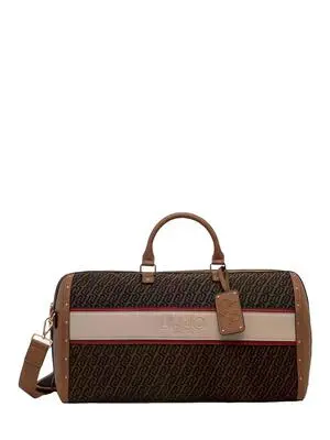 Liu Jo Jacquard Travel Duffel Bag - Brown