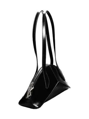 DIENÈE Arco Creased Leather Tote Bag