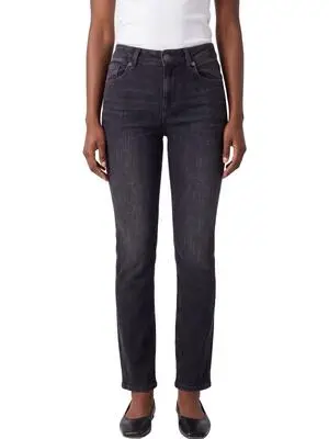 LIU JO High-waisted Skinny Fit Jeans In Stretch Denim