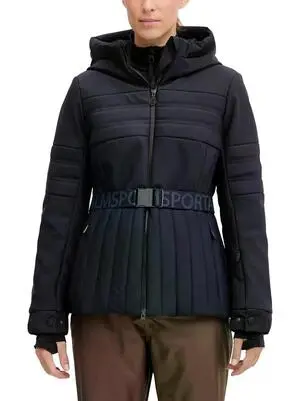 SPORTALM Belted Quilted Ski Jacket - Black