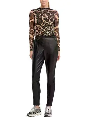 SPORTALM Tamarin Leopard-print Top - Brown