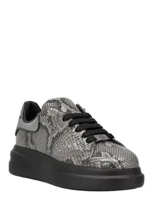 PHILIPP PLEIN Low Top Sneakers Roccia Python Print