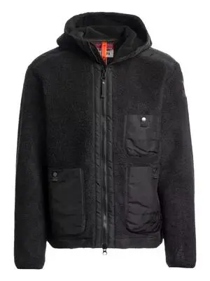 PARAJUMPERS Sundre Panelled Hooded Jacket - Black