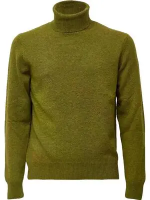 ZANONE Roll-neck Wool Sweater - Green