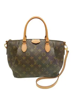 LOUIS VUITTON 2015 Monogram Turenne Pm Satchel - Brown