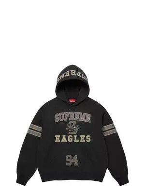 Supreme Rhinestone-embellishment Hoodie - Black