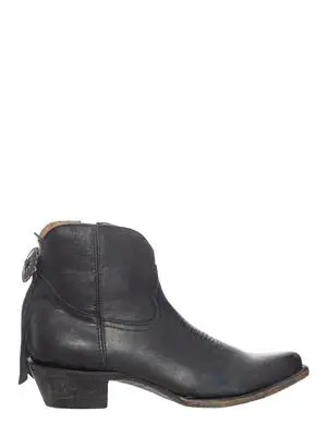 MEXICANA Bonnie Western Ankle Boots - Black
