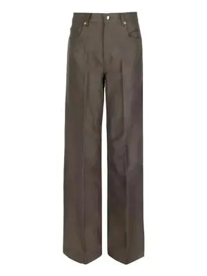 Rick Owens Geth Wide-leg Jeans - Brown