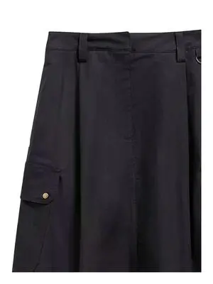 Barbour Carly Cargo-pocket A-line Midi Skirt - Black