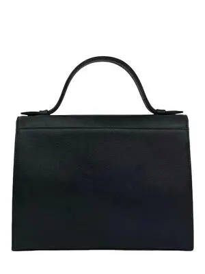 Saint Laurent 1980-1990 Leather Handbag - Black