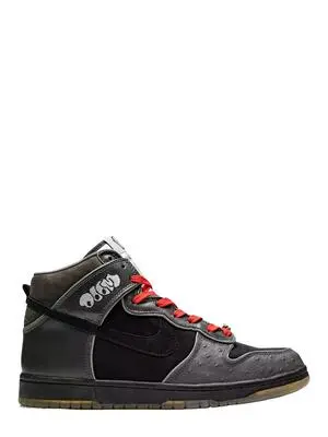 Nike Sb Dunk High Premium Mf Doom Sneakers - Black