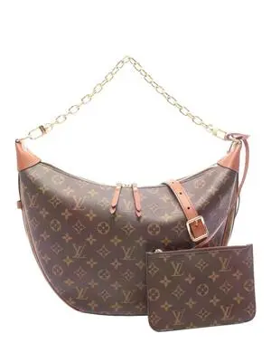 LOUIS VUITTON 2021-2026 Monogram Reverse Loop Satchel - Brown