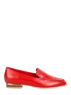 RAG & CO Richelli Metallic Sling Detail Loafers In By - Red