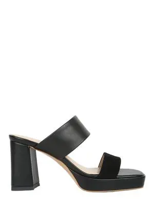 RAG & CO Eddlia Slip On Platform Sandals In By - Black