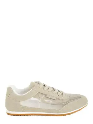 RAG & CO Neutrals Milon Microfiber & Mesh Sneakers In By Rag & Co Beige