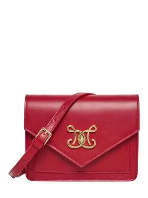 DE MARQUET Envelope Calfskin Scarlet - Red