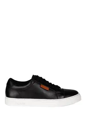 RAG & CO Ashford Fine Suede Handcrafted Sneakers By - Black