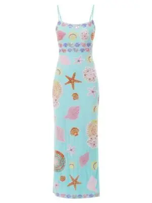OCEANUS SWIMWEAR New York Strapped Dress - Blue