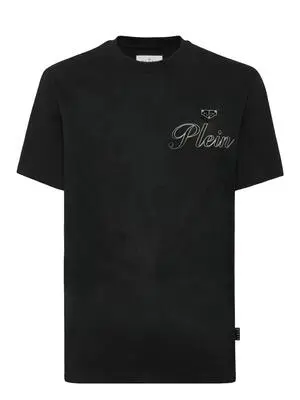 Philipp Plein Jersey T-shirt Roundneck - Black