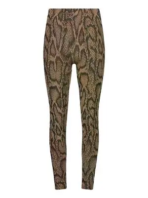 Wolford Snake-print Trousers - Brown