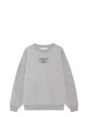 ANINE BING Miles Sweatshirt Studio - Heather Grey
