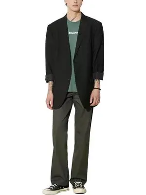 Dickies Pressed-crease Turn-up Trousers - Green