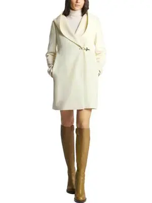 FAY Gancio Hooded Coat - Neutrals