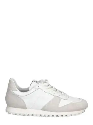 Novesta Marathon Panelled Leather Sneakers - White
