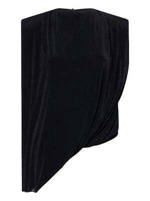 Camilla And Marc Ravine Draped Woven Top 10 Black