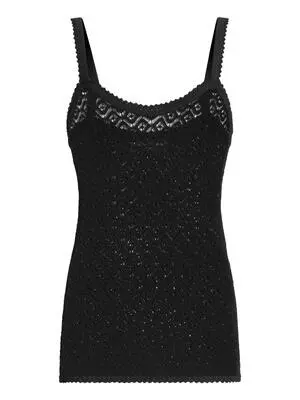 Dolce & Gabbana Lace Top Collection - Black