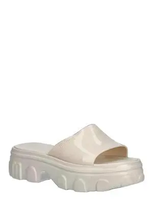 Melissa Ella Chunky-sole Slides - Neutrals