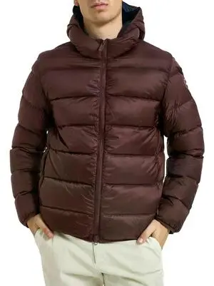 COLMAR Quilted Hooded Jacket - Brown