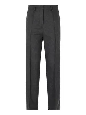 DEPARTMENT 5 Pressed-crease Tailored Trousers - Grey