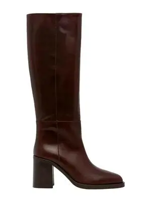 JONAK PARIS Dickinson Pointed-toe Knee-high Boots - Brown
