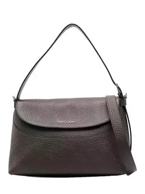 Orciani Midi Nana Soft-grained Leather Shoulder Bag - Brown