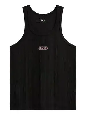 Kith Active Peyton Rib-knit Tank Top - Black