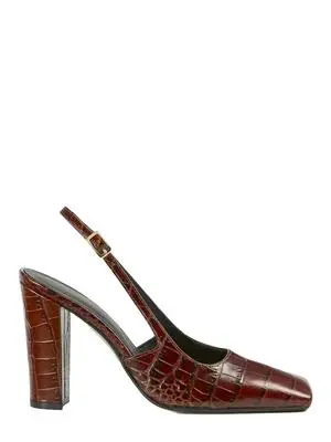 LIVIANA CONTI Laisa Leather Slingback Sandals