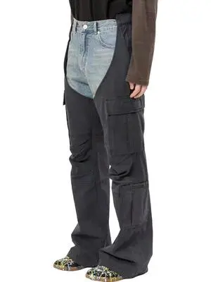 PROTOCOL INDEX Biker Cargo Jeans - Blue