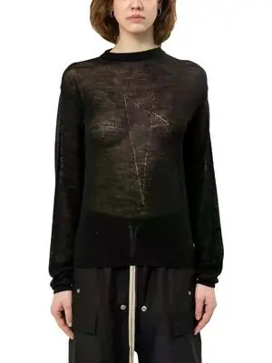 RICK OWENS Penta Sheer Sweater