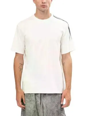 Y3 Gradient-stripe T-shirt - Neutrals