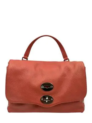 ZANELLATO Postina Daily Leather Shoulder Bag - Orange