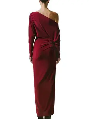 BAOBAB Onda Knot-detail Maxi Dress - Red