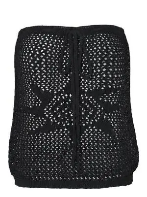 PAR Y ESCALA Adjustable Knit Top-skirt - Black