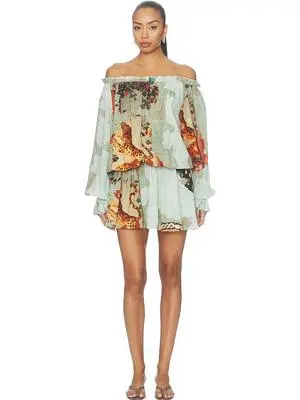MUMA WORLD Muma World Bastet Yasmine Mini Dress In Multi. Size L. Also