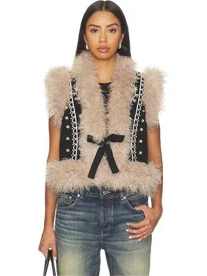 Cinq À Sept Amaranthe Vest In . Also - Black
