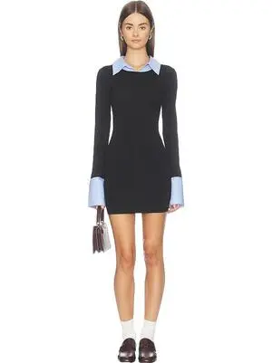 ALL THE WAYS Josie Collared Mini Dress In . Also - Multi