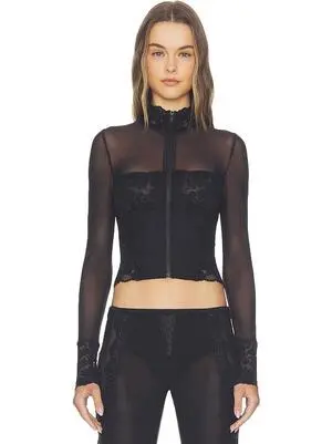 HAELO Coil Boned Jacket In . Also - Black