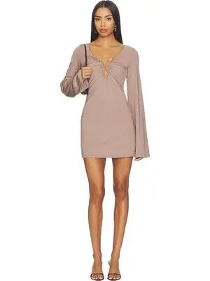 SNDYS. Laura Mini Dress In . Also - Brown