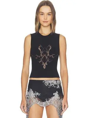 HAELO Inverted Lace Cutoff In . Also - Black